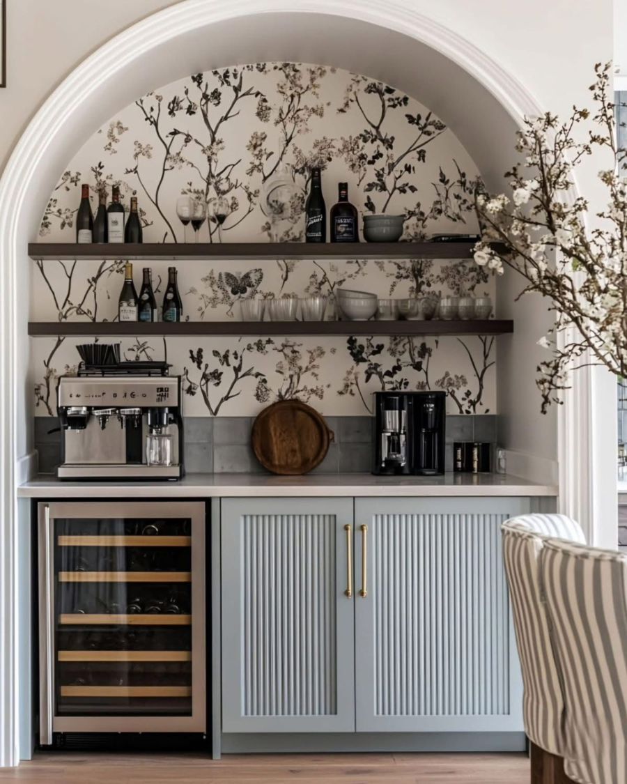 10 Chic and Elegant At Home Coffee Bars You Will Love - Cozy Chic Living